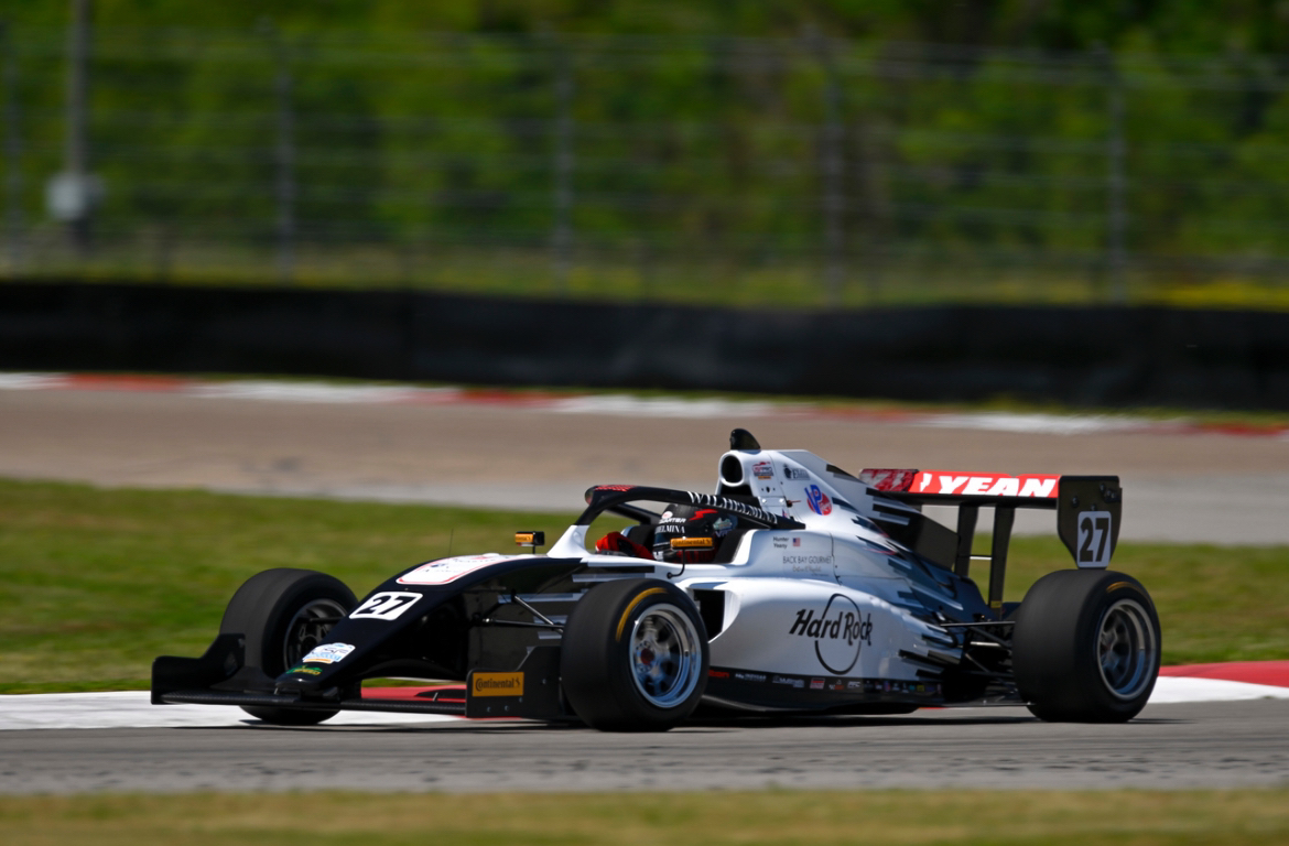 Hunter Yeany wins incident-filled first USF Pro 2000 race at NOLA ...